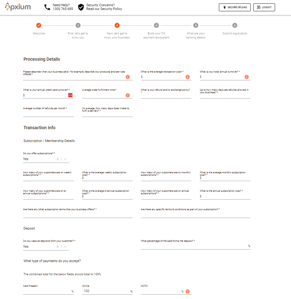 Instructions on how to fill out the Till MID Application Form