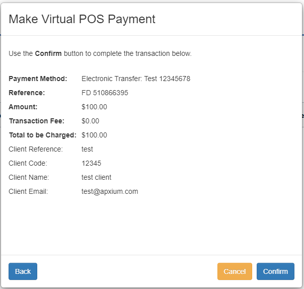 VPOS Function