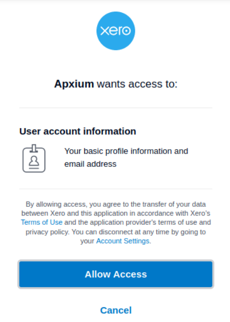 Xero Token Request for Audit Safe Xero Stand-Alone Users