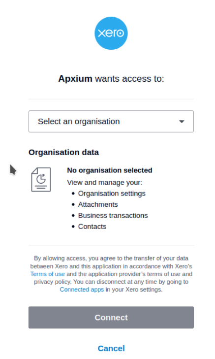 Xero Token Request for Audit Safe Xero Stand-Alone Users